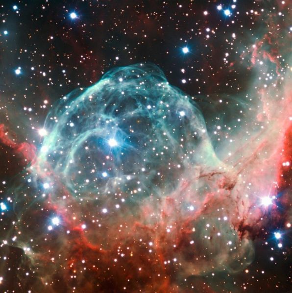 NGC 2359: A Closer Look at Thor's Helmet Nebula